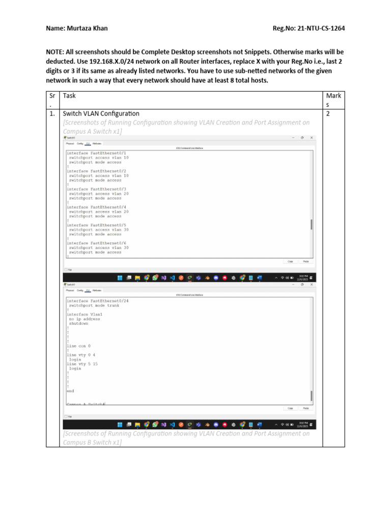 Activity 6 1264 | PDF | Router (Computing) | Computer Network