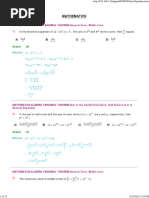 ACT II-Math Level 1-Model Exam (1) - 1 | PDF | Mathematics | Geometry