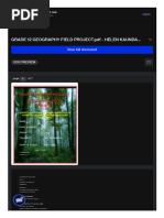 Geography Field Project Grade 12 2023 | PDF | Ecosystem | Deforestation