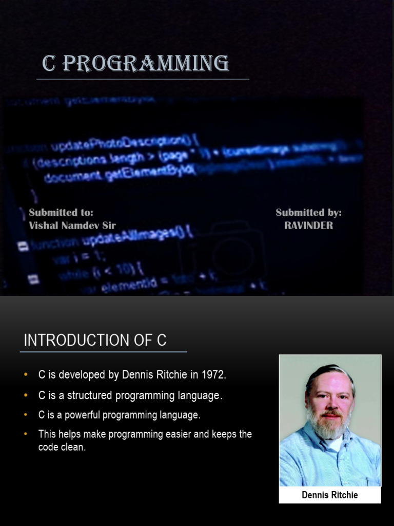 Ravi | PDF | Variable (Computer Science) | C (Programming Language)