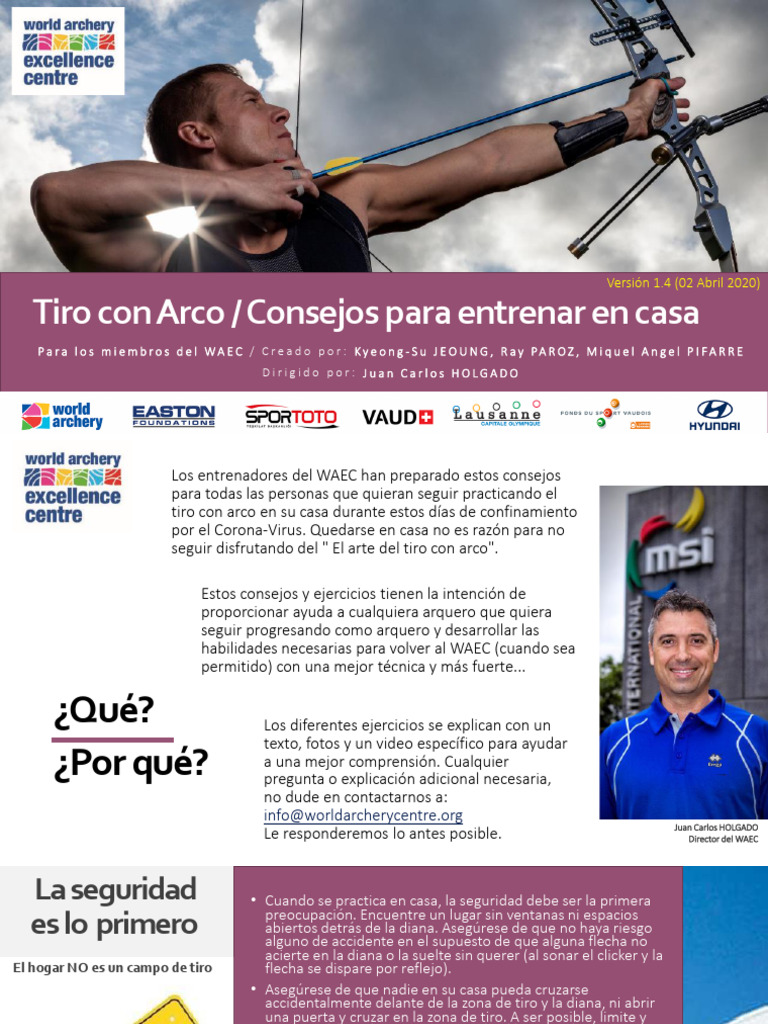 Archery Tips-Home Training WAEC TEC-PHY ESP V1.4 | PDF