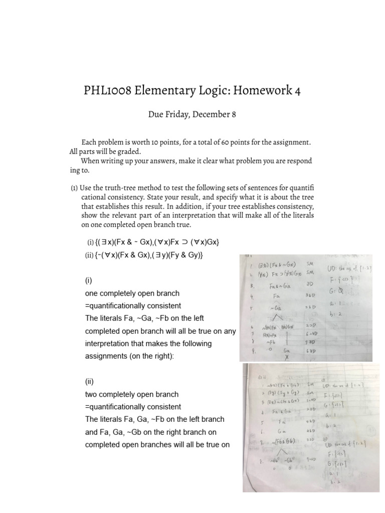 b12104007 湯鈺平 Homework 5 | PDF | Metalogic | Theoretical Computer Science