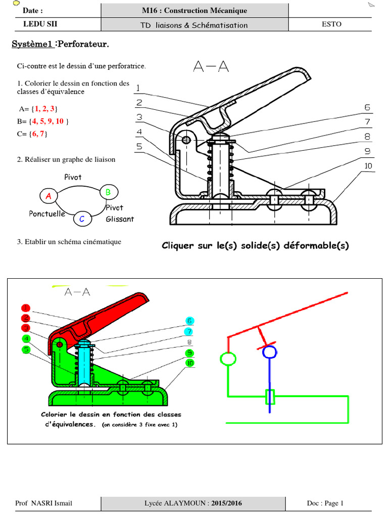 TD Modelisation Liaison Prof | PDF
