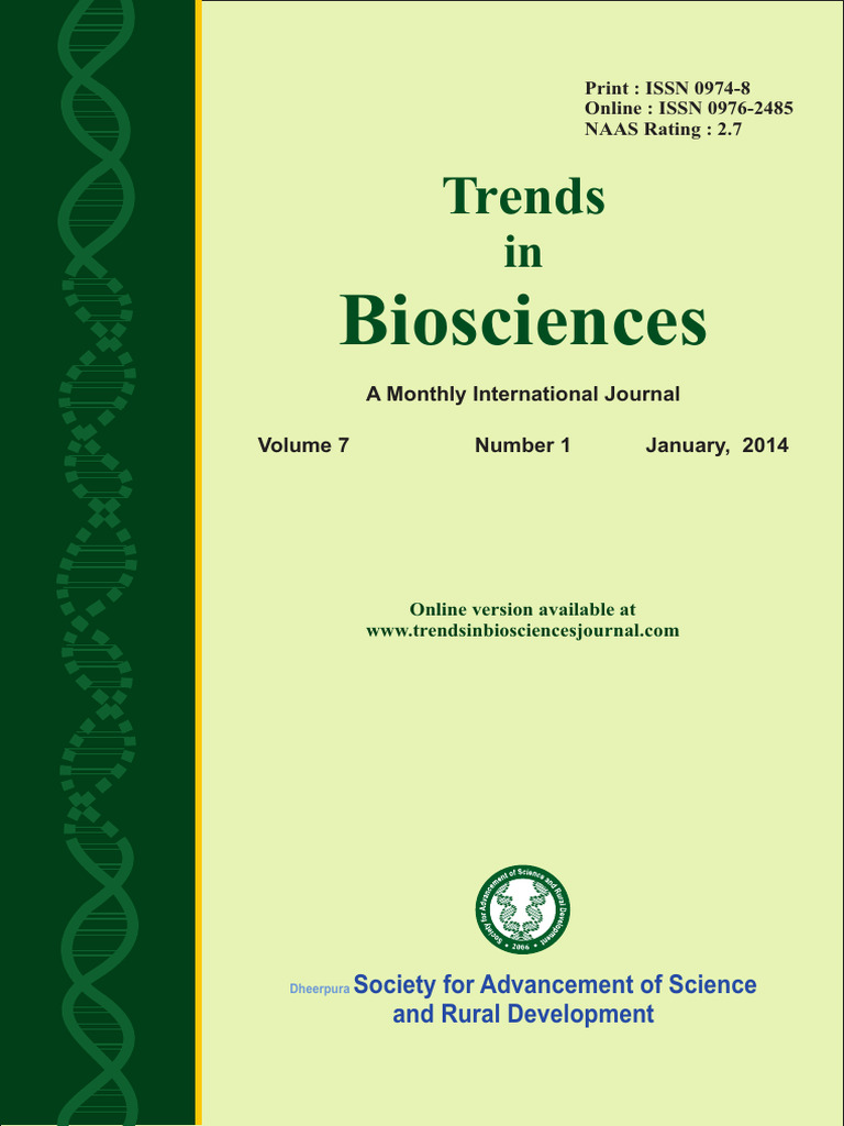 Trends Bioscience | PDF | Forecasting | Linear Regression