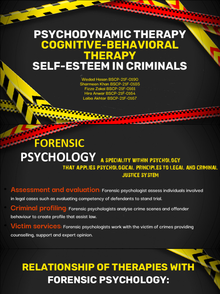 Psychodynamic and CBT + Self Esteem Presentation | PDF | Psychotherapy | Cognitive Behavioral ...