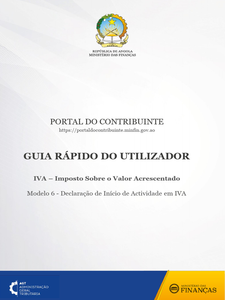 Guia para Modelo 6 de IVA | PDF | Imposto sobre Valor Agregado (IVA)