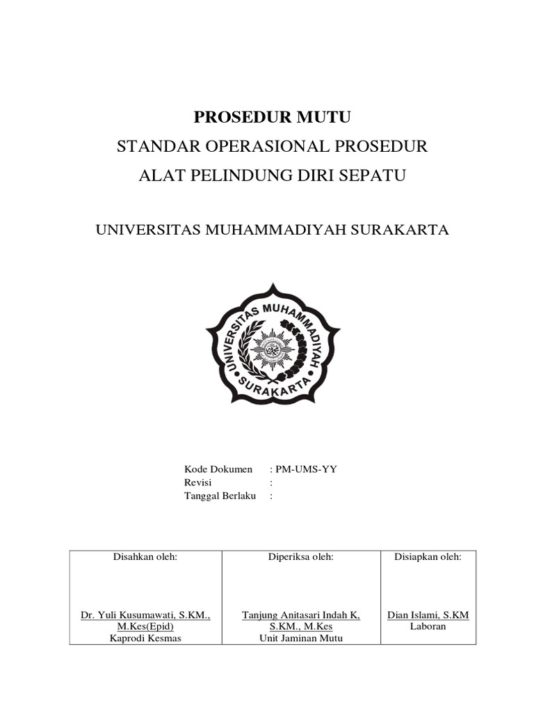 Alat Pelindung Diri APD Sepatu No | PDF