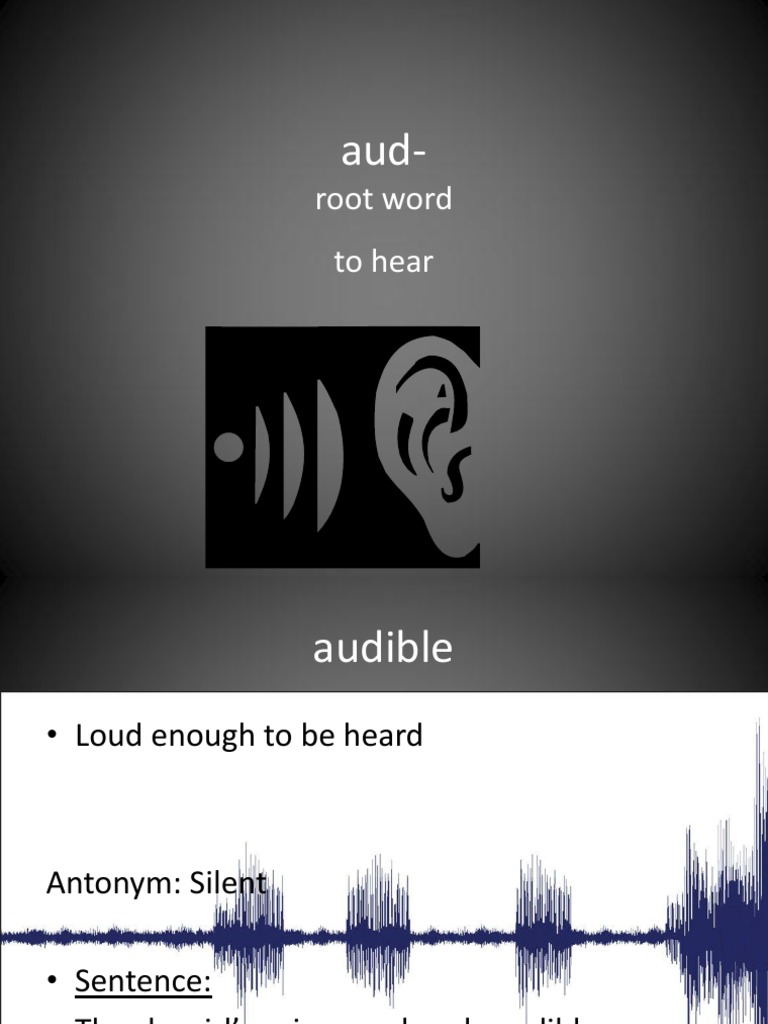 Aud Root Word | PDF