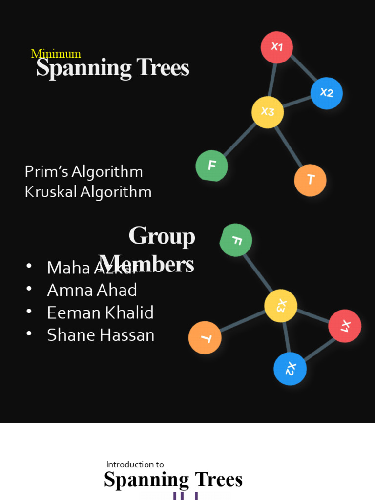 Spanning Trees 100% | PDF | Graph Theory | Computational Complexity Theory Spanning Trees 100% | PDF | Graph Theory | Computational Complexity Theory