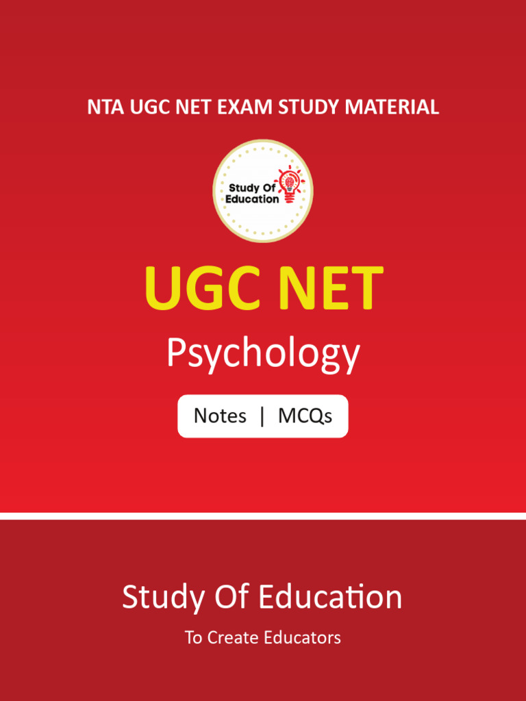 Psychology Net Notes | PDF | Psychology | Hypothesis