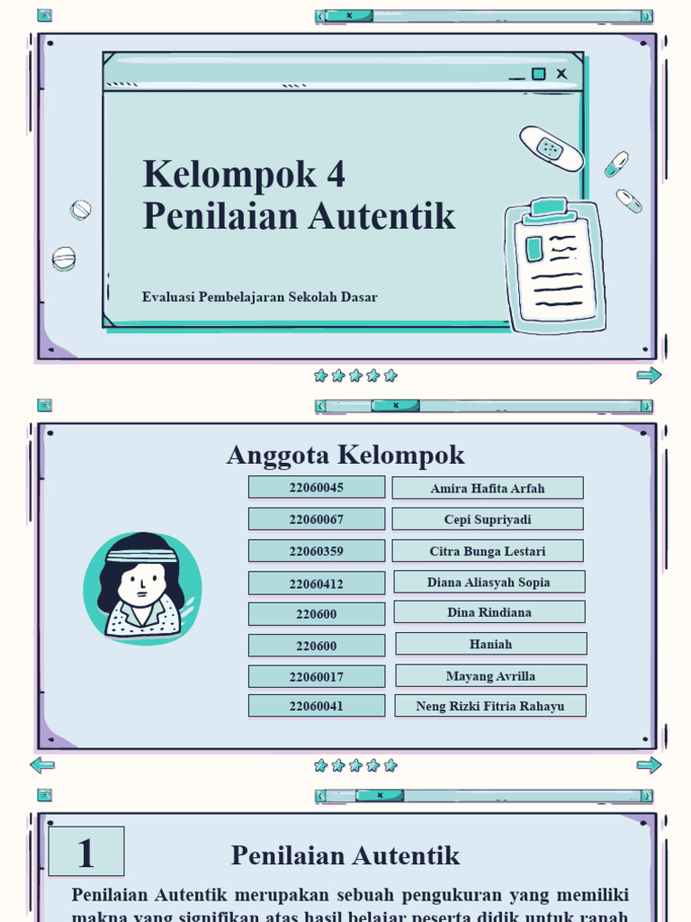 Penilaian Autentik dalam Pendidikan SD | PDF