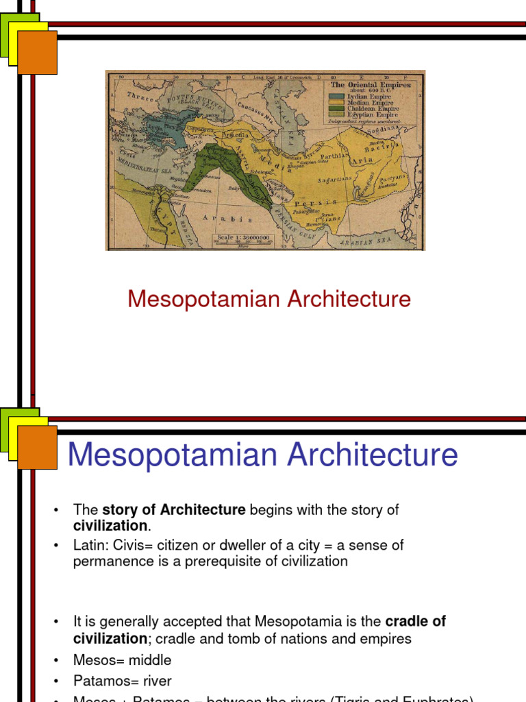 3-Mesopotamian Architecture | PDF | Mesopotamia | Babylon