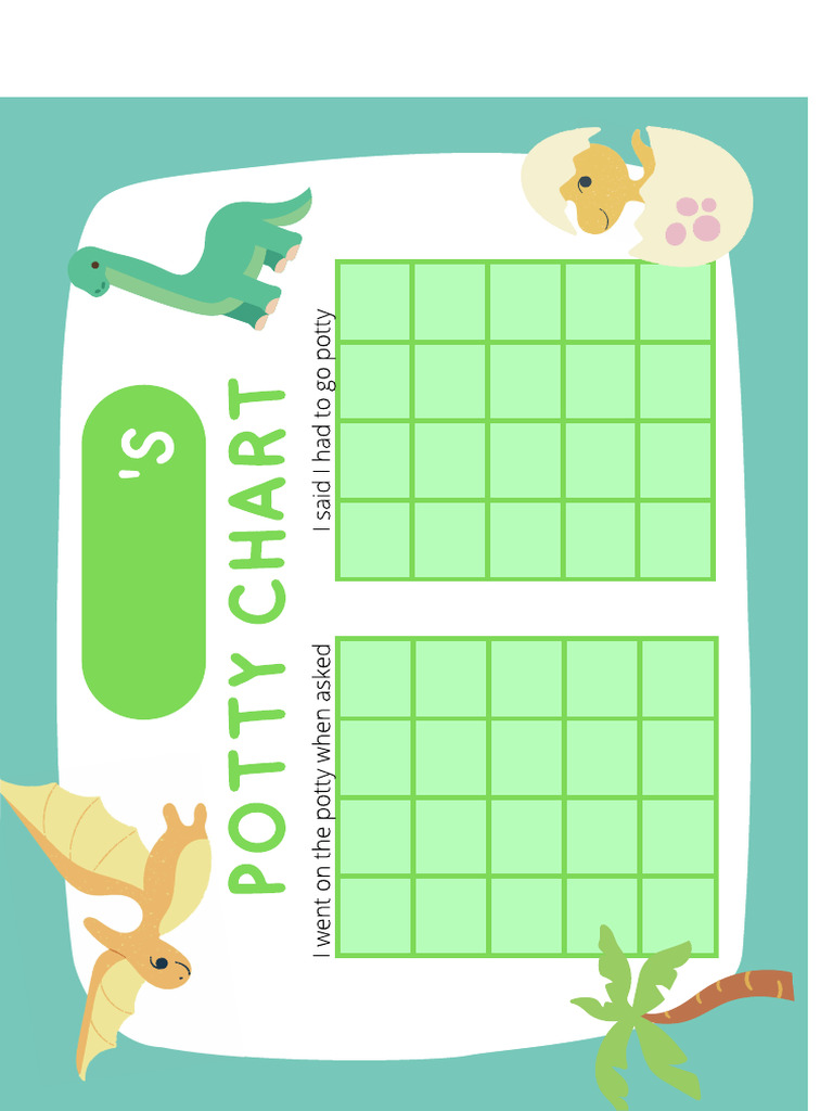 Potty Training - Dinosaur | PDF