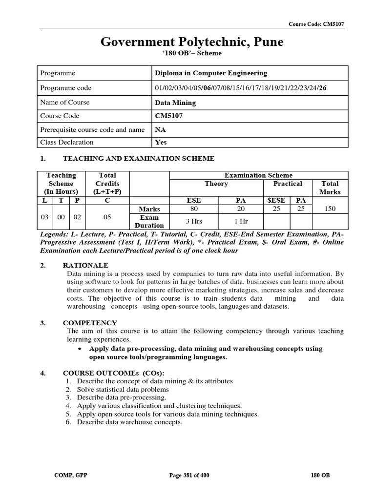 Data Mining | PDF | Data Mining | Statistical Classification