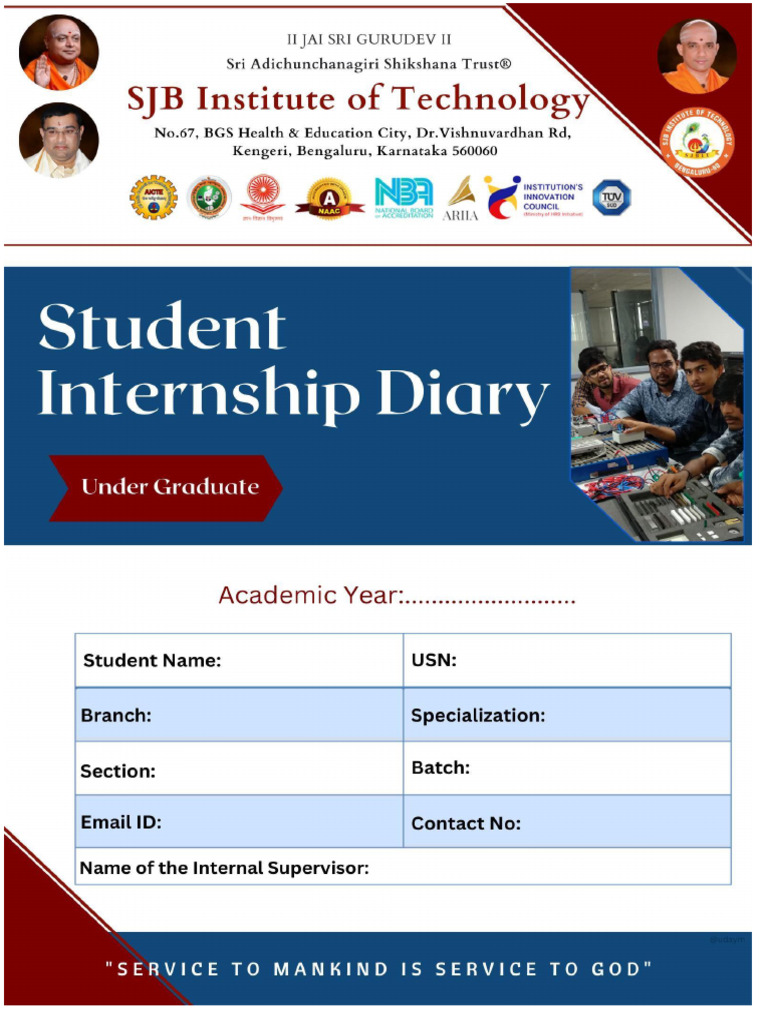 2nd SEM Final Student Internship Diary - 06!10!22 | PDF | Engineering ...