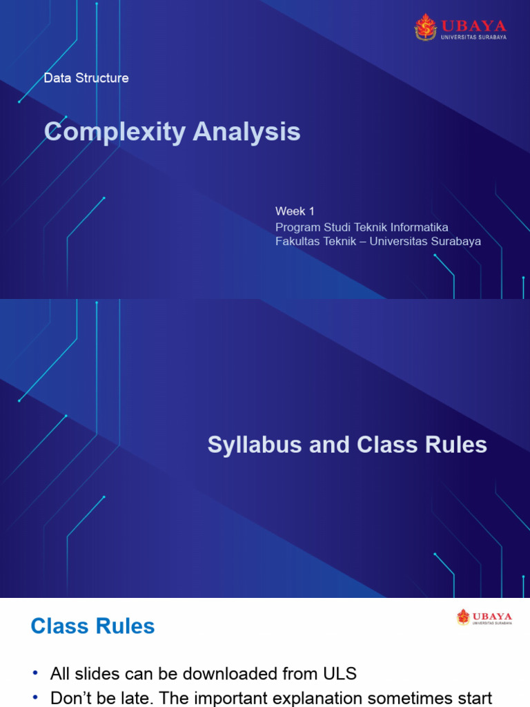 Week 1 - Complexity Analysis | PDF | Time Complexity | Algorithms