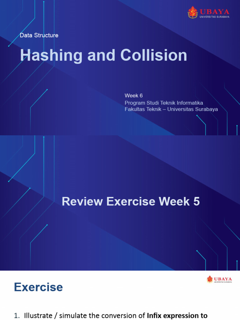Week 6 Hashing And Collision Resolution Pdf Applied Mathematics