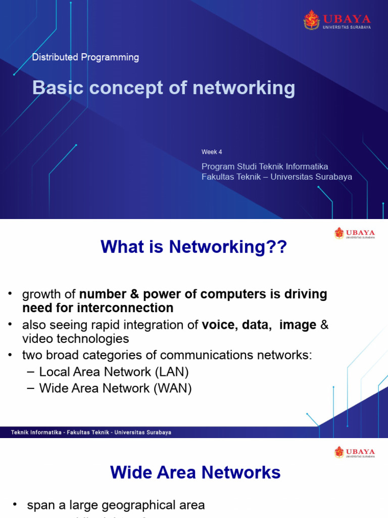 Basic Concept of Networking | PDF | Thread (Computing) | Computer Network