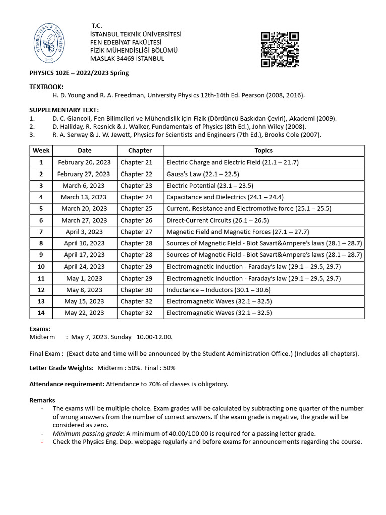 Fiz102e 2022 23B | PDF | Magnetic Field | Electromagnetic Induction