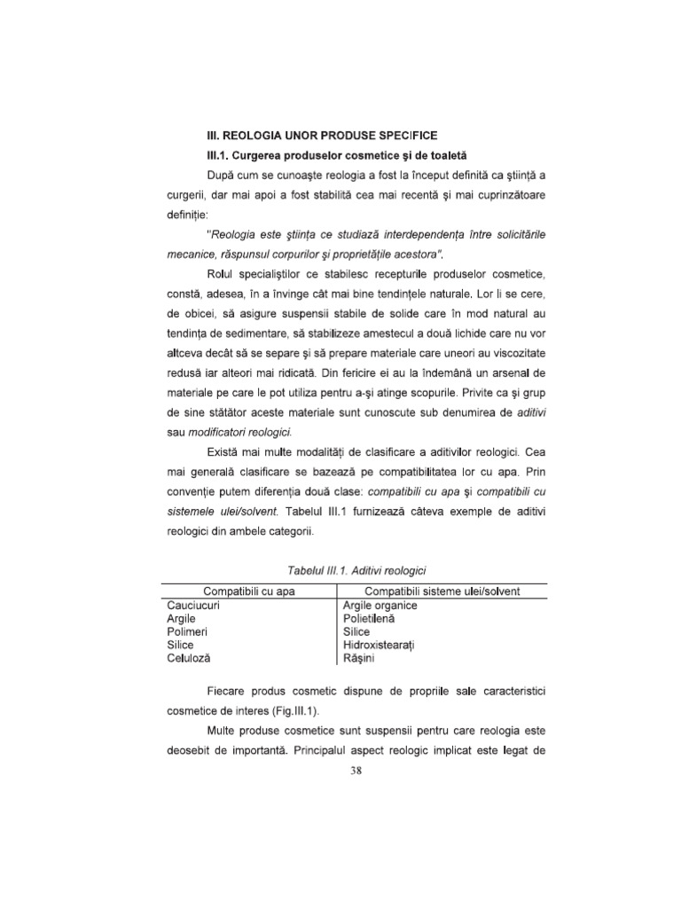 Curs 4 Reologie | PDF