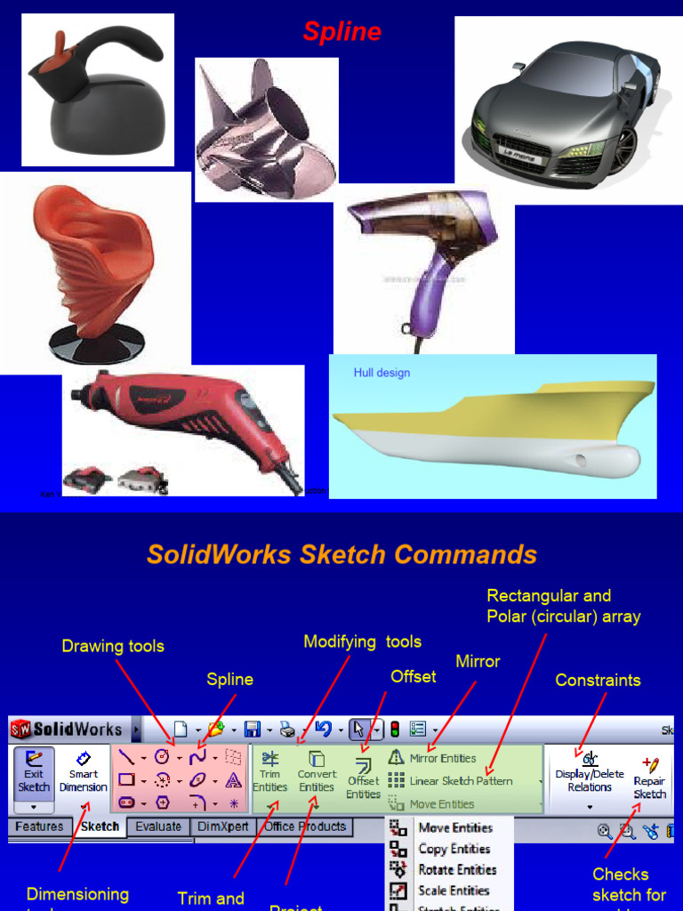 Sketching in SW | PDF | Curve | Spline (Mathematics)
