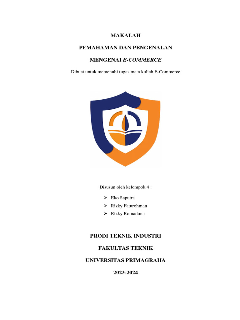 Makalah E-Commerce | PDF