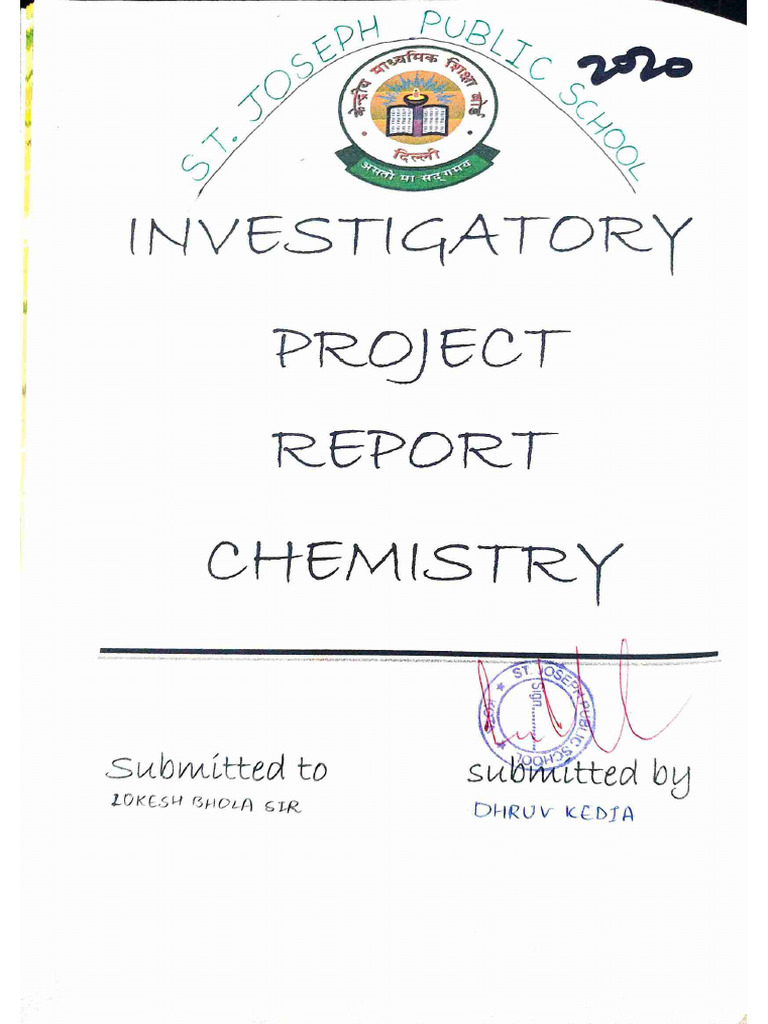 Chemistry Project Report - Polymers | PDF