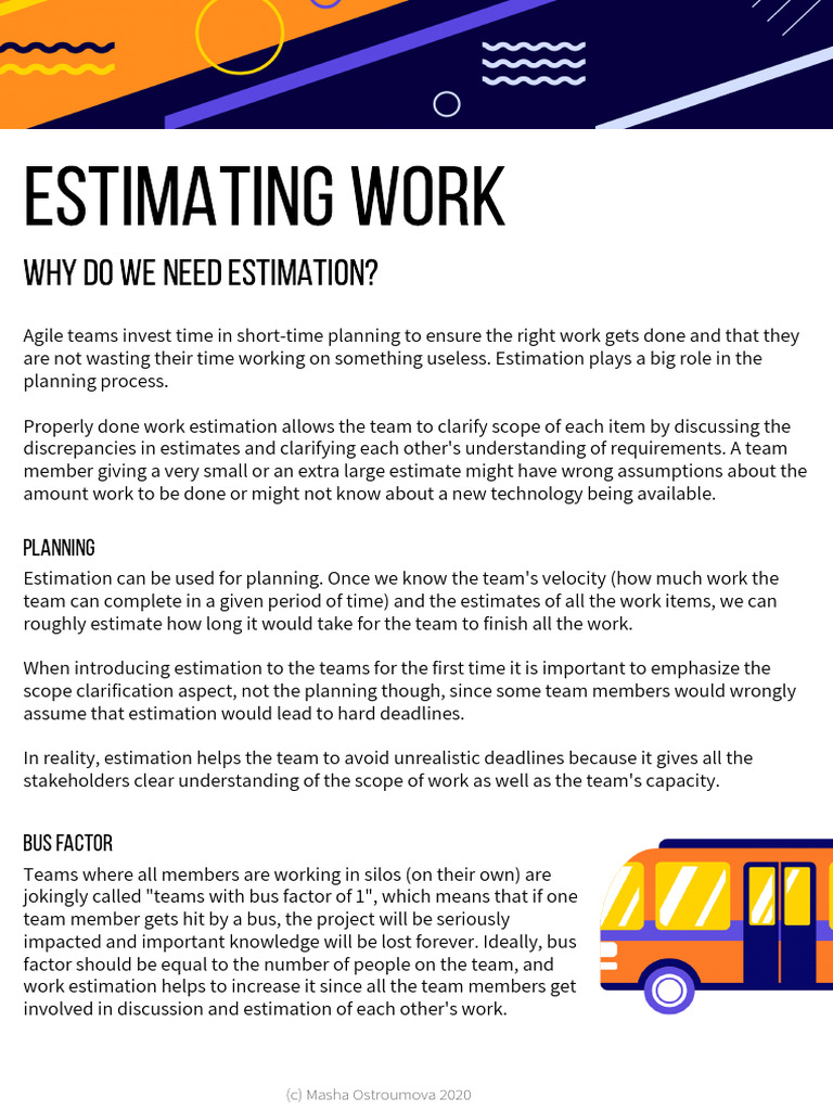 Agile Work Estimation Guide | PDF | Computers