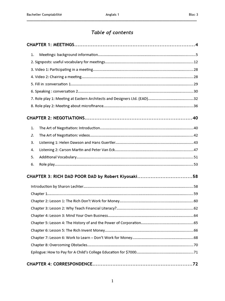 3A1 Syllabus 2023 24 | PDF | Rich Dad | Learning