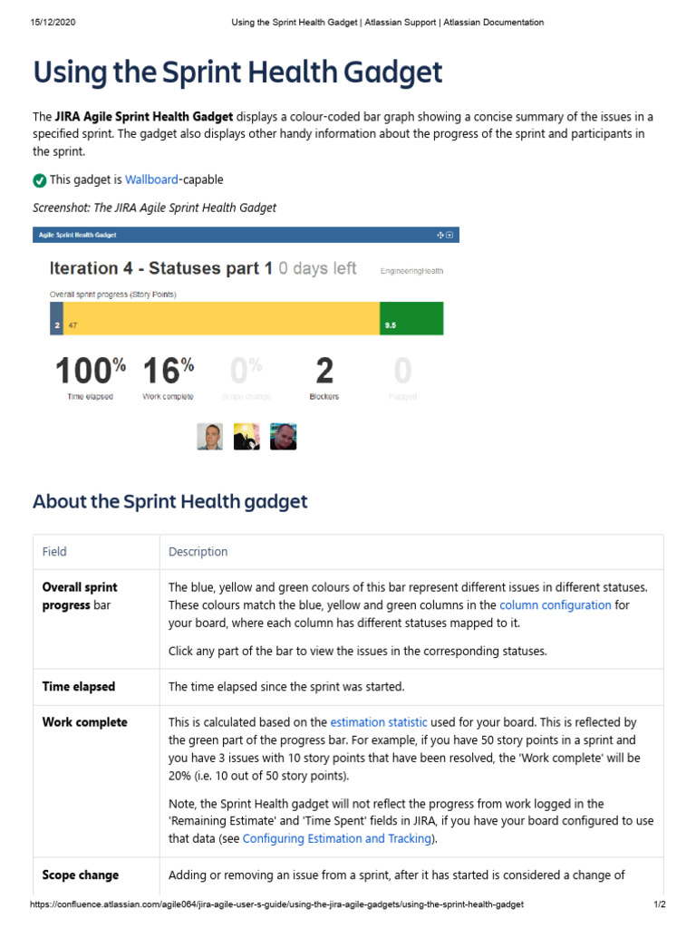 Using The Sprint Health Gadget - Atlassian Support - Atlassian ...