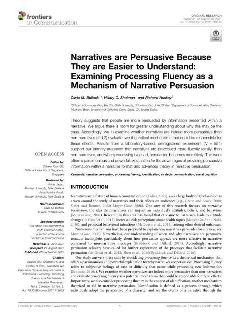 Fcomm 06 719615 | PDF | Persuasion | Narrative