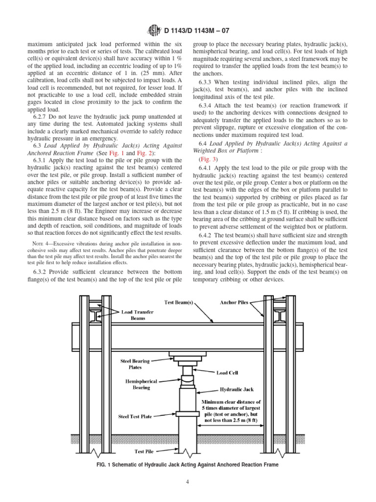 ASTM D1143 Page 04 | Download Free PDF | Deep Foundation | Beam (Structure)