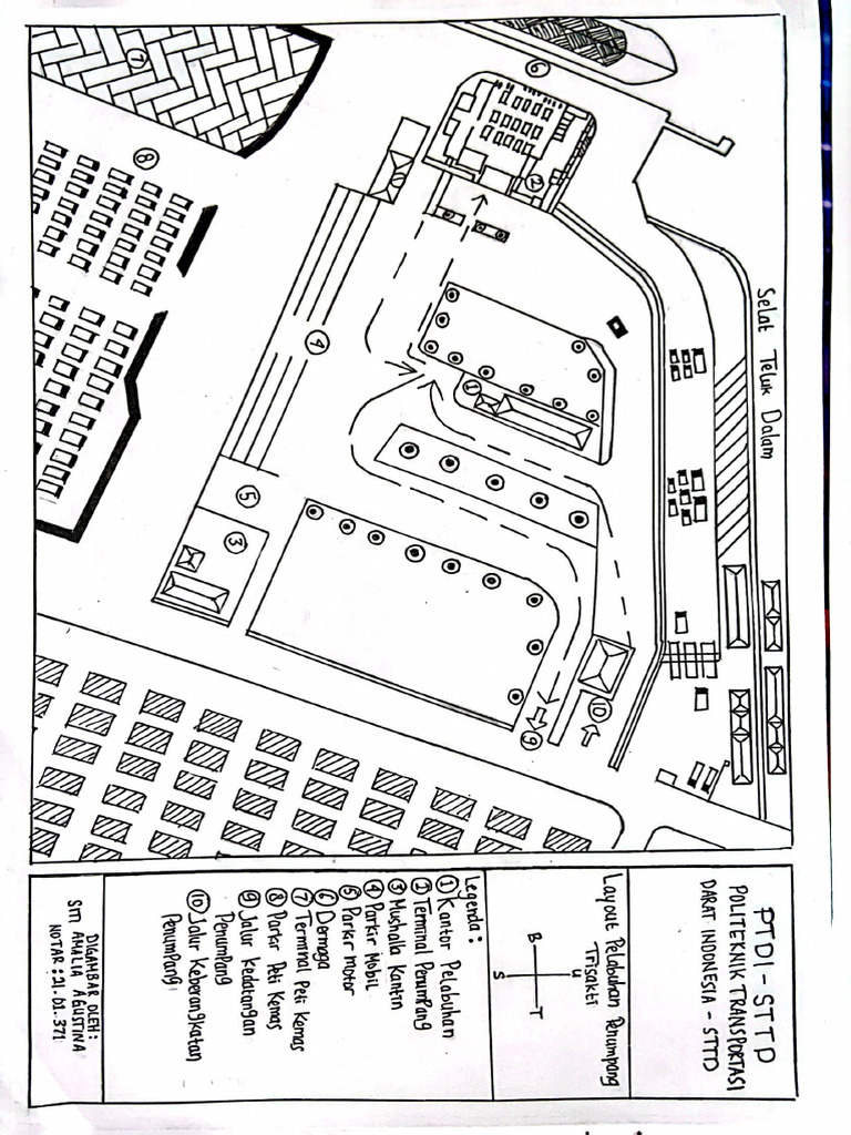 Siti Amalia Agustina - Layout Pelabuhan TR | PDF
