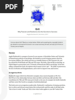 Angela Duckworth's Grit Scale Test | PDF | Grit (Personality Trait)