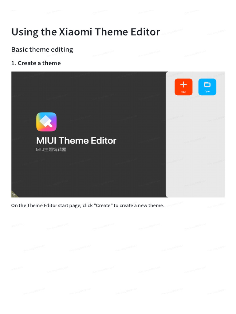 Using the Xiaomi Theme Editor | PDF | Computer Programming