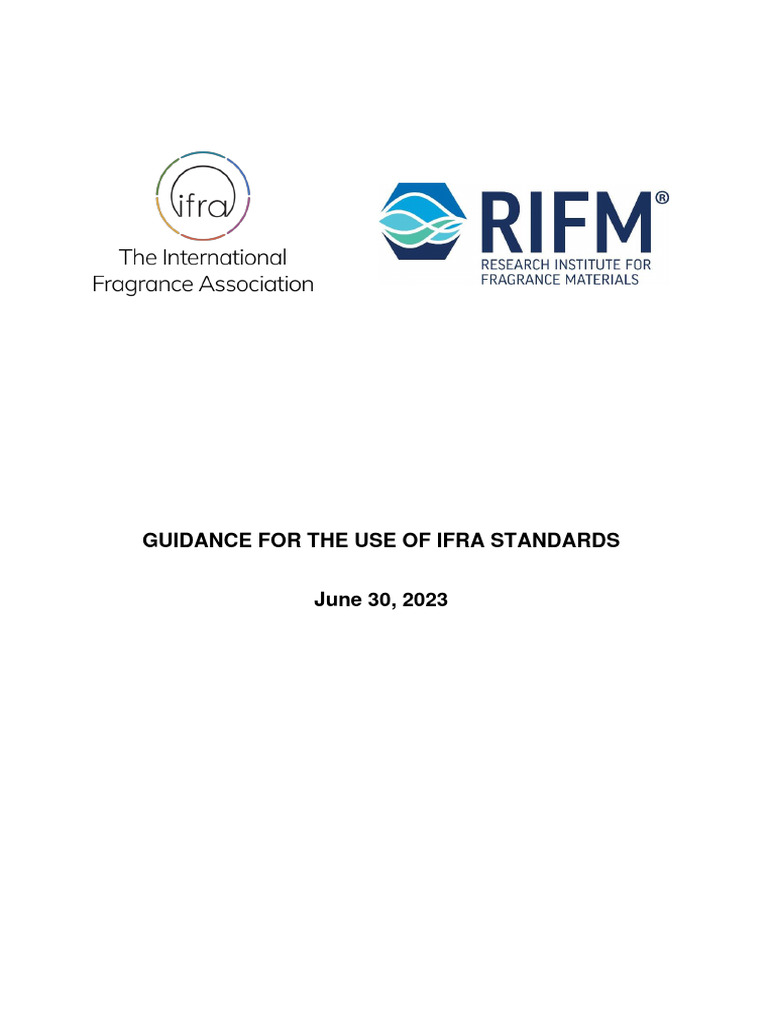 IFRA 第 51 條修正案 - IFRA 標準使用指南 | PDF | Perfume | Chemical Substances
