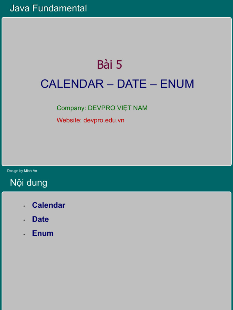05 Date Time Enum | PDF
