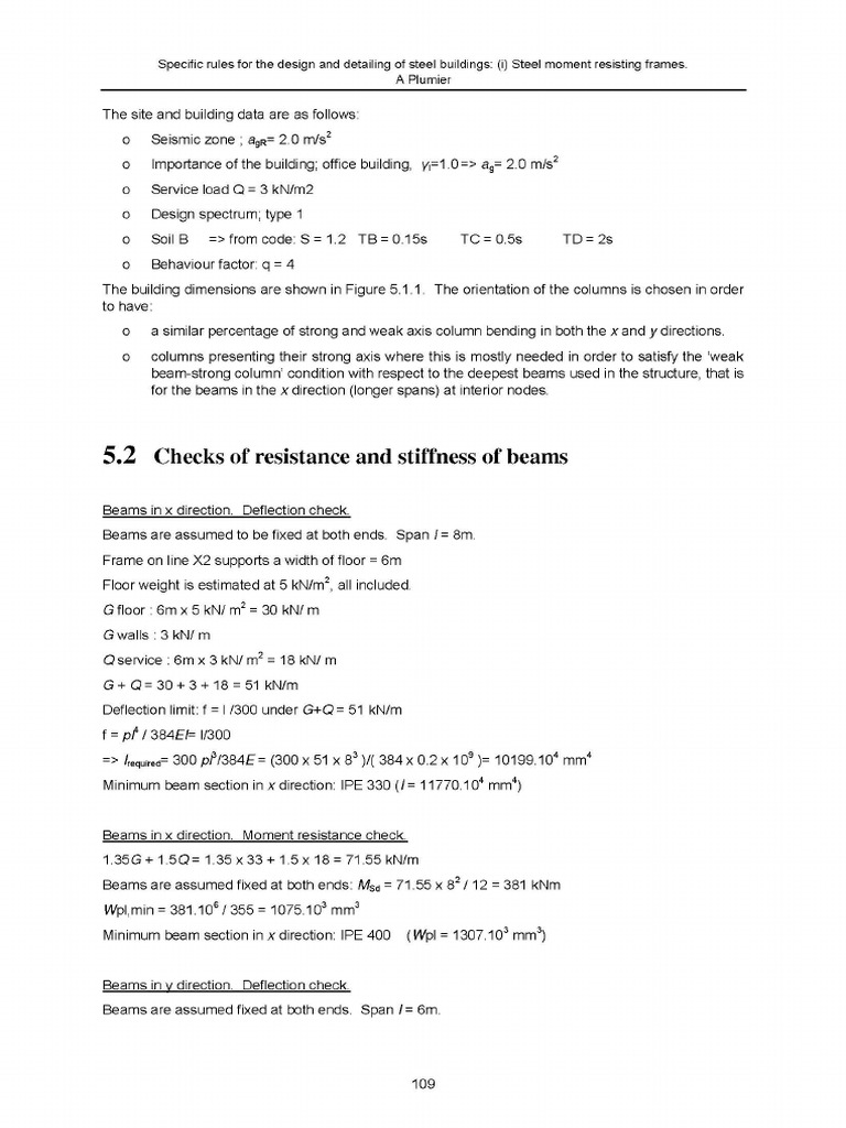 Eurocode 8 Seismic Design of Buildings W Page 123 | PDF