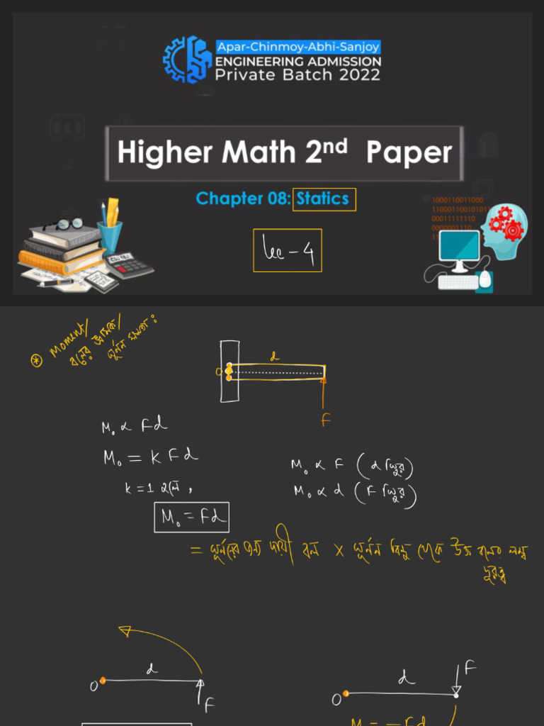 Statics Lec 4 (Engg) | PDF