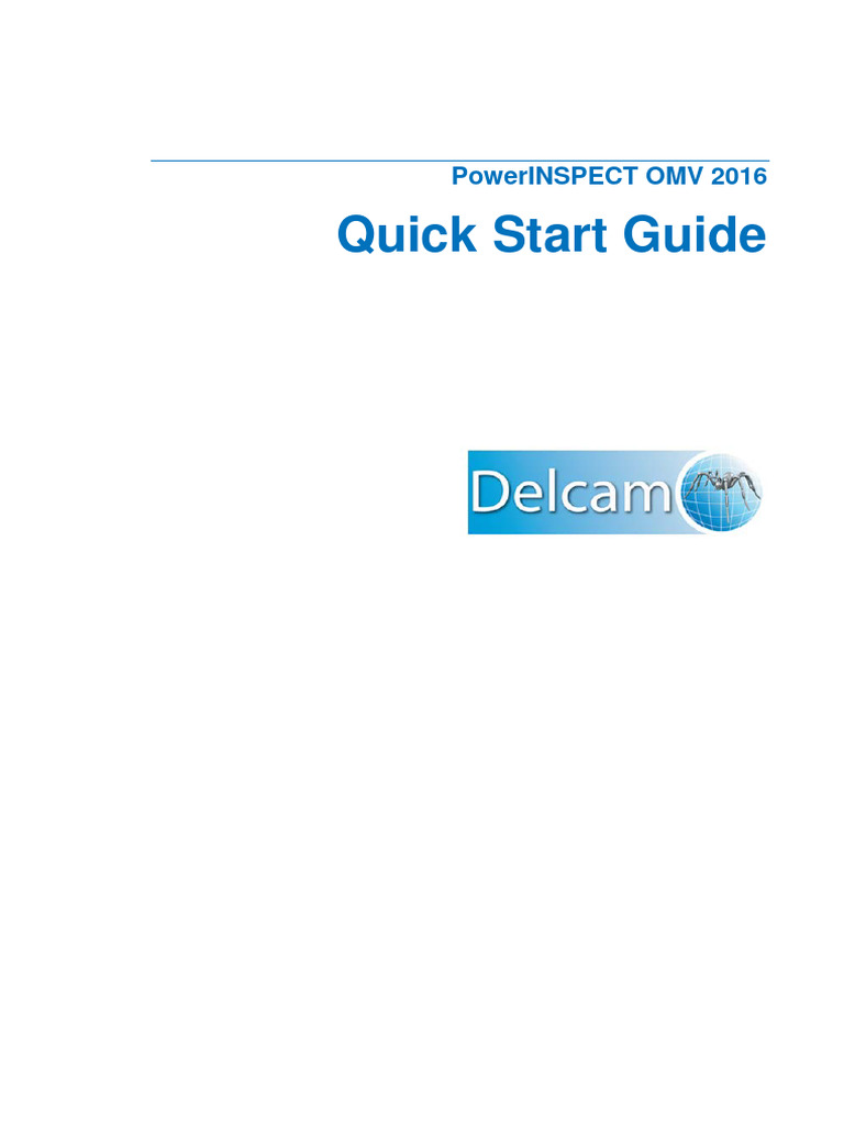 Delcam - PowerINSPECT 2016 QuickStart OMV EN - 2015 | PDF | Computer ...