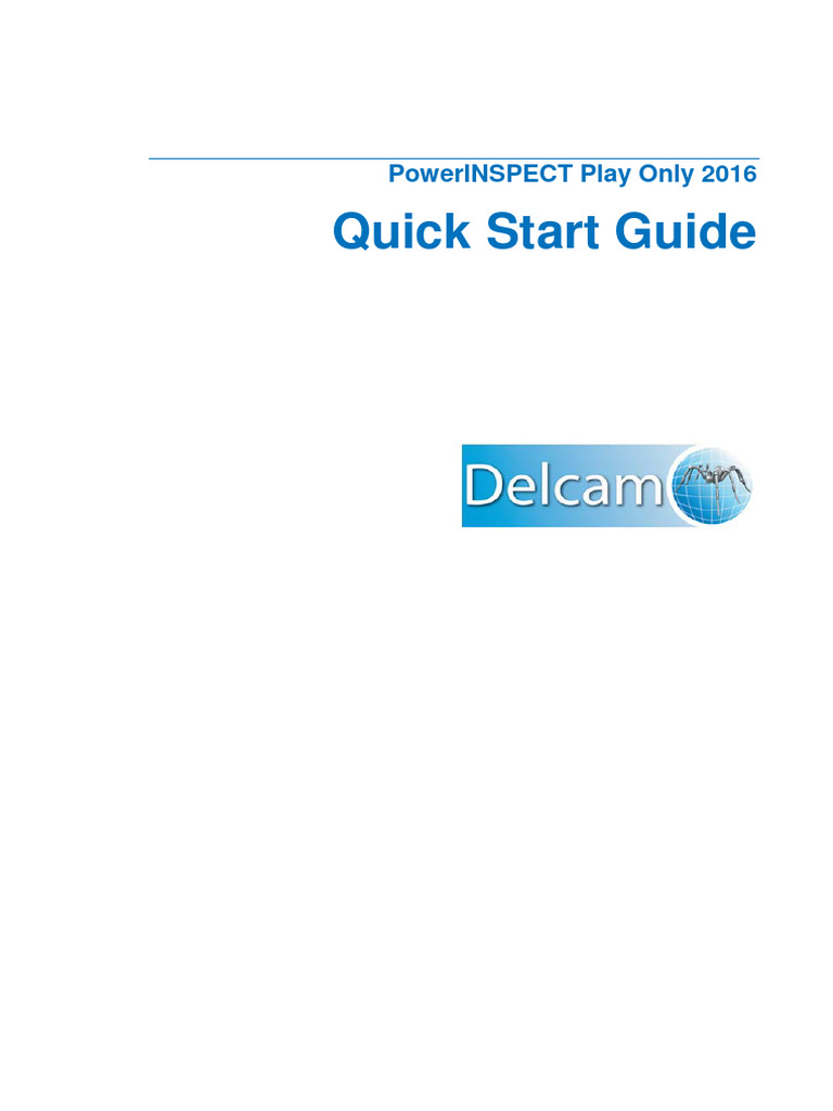 Delcam - PowerINSPECT 2016 QuickStart PO EN - 2015 | PDF | Engineering Tolerance | Button ...