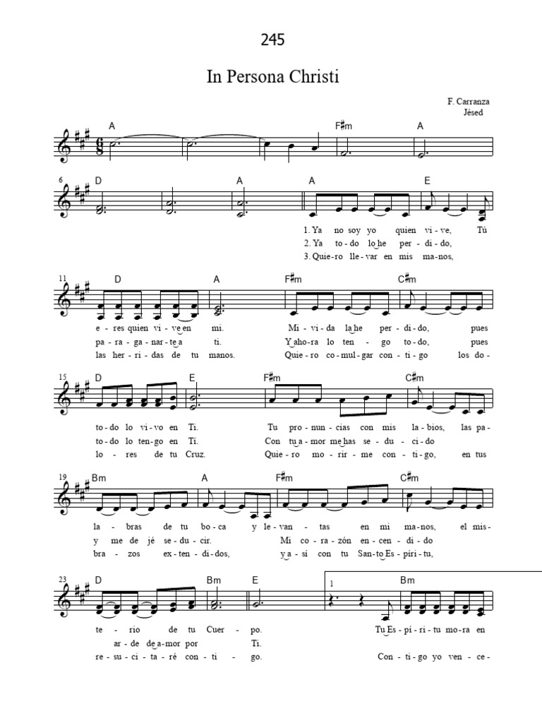 245 in Persona Christi | PDF