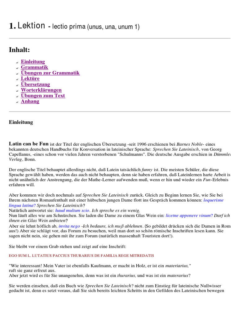 Lektionen Latein (PDFDrive) | PDF