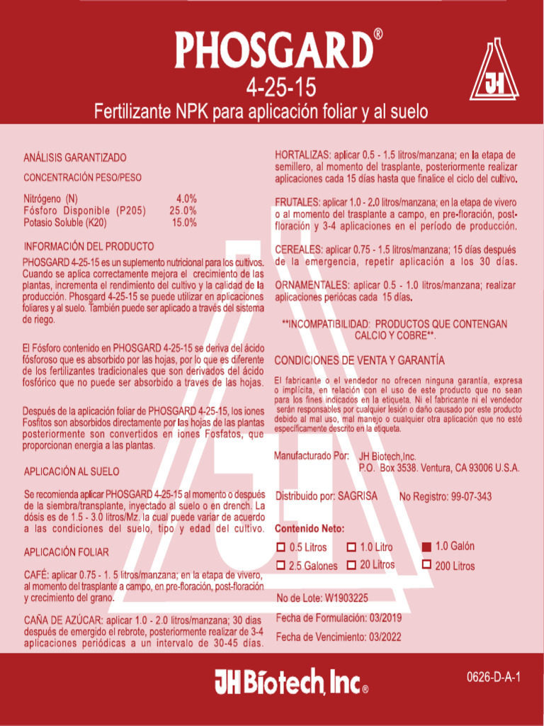 Phosgard 4-25-15 Jul19 | PDF