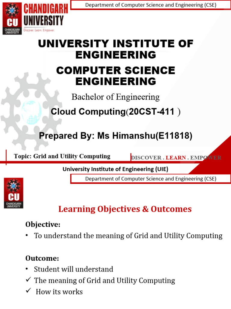 1.1,1.2,1.3-Grid Computing and Utility Computing | PDF