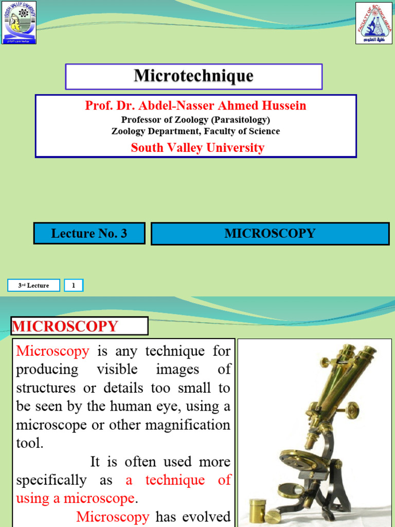 03 Micros | PDF | Microscope | Scanning Electron Microscope
