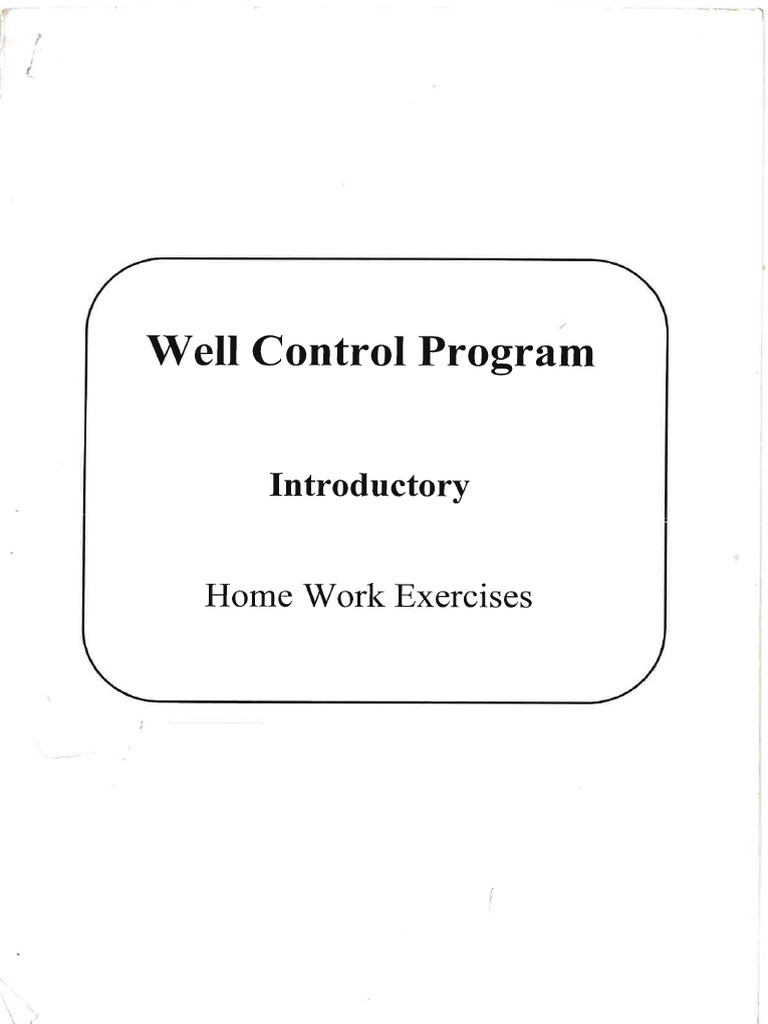 Well Control Course | PDF