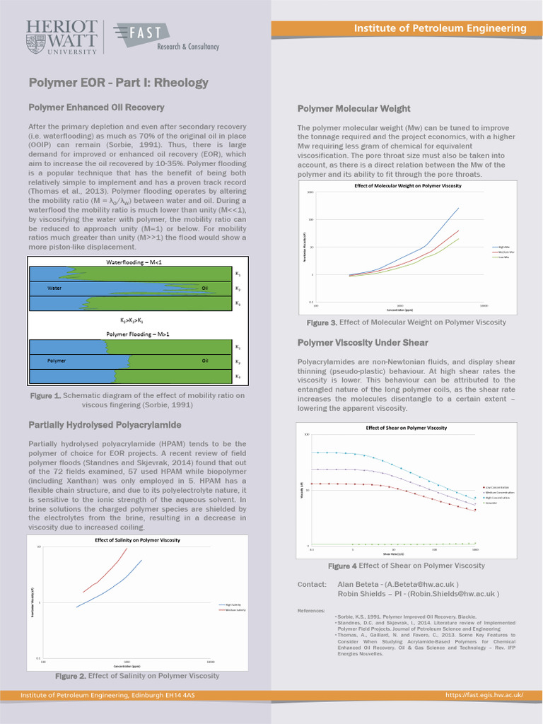 Polymer EOR Part I Rheology | PDF