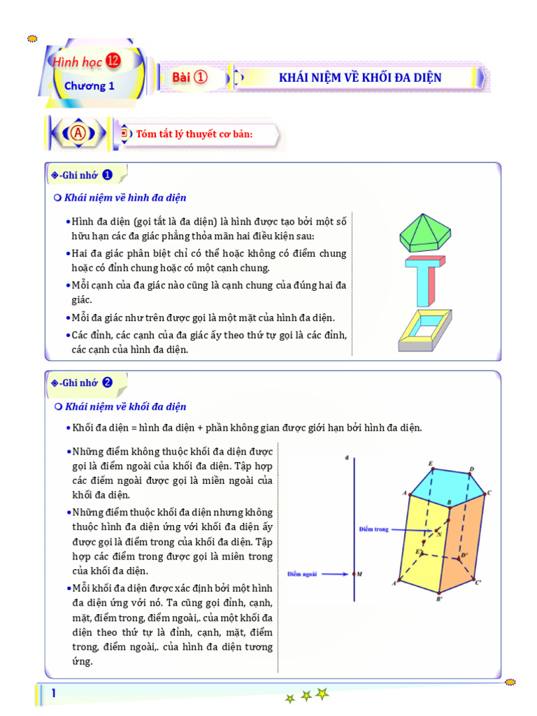 Chương 1 - HH12 | PDF