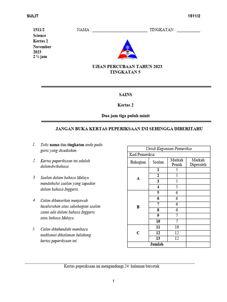 Sains K2 Johor | PDF